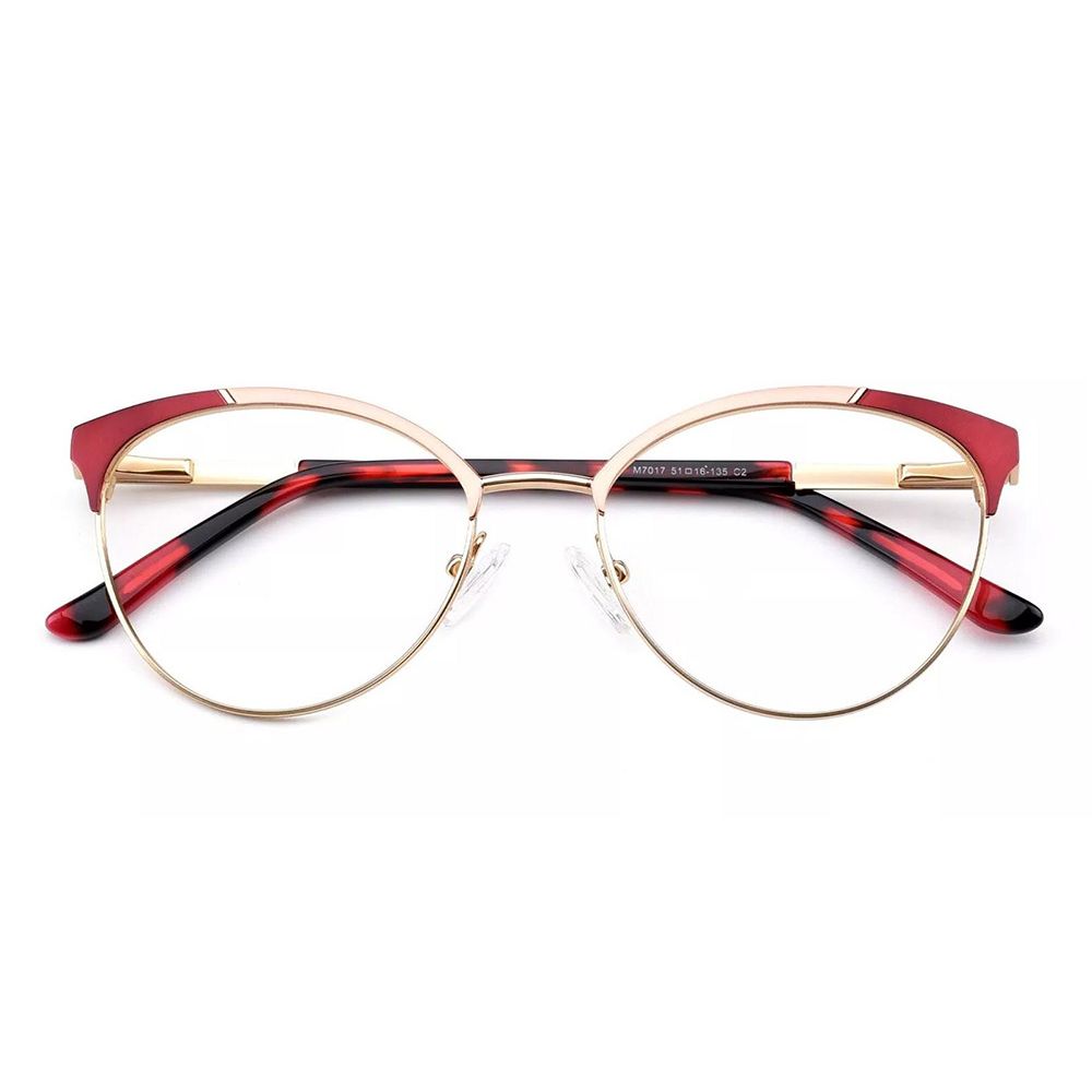 Discount M7017 Prescription Glasses Red | Rx Safety USA